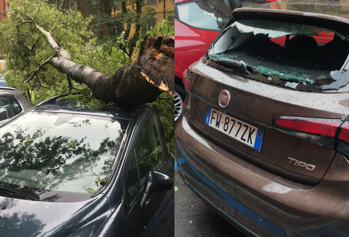 Il video della tempesta di grandine su Modena | 24Emilia