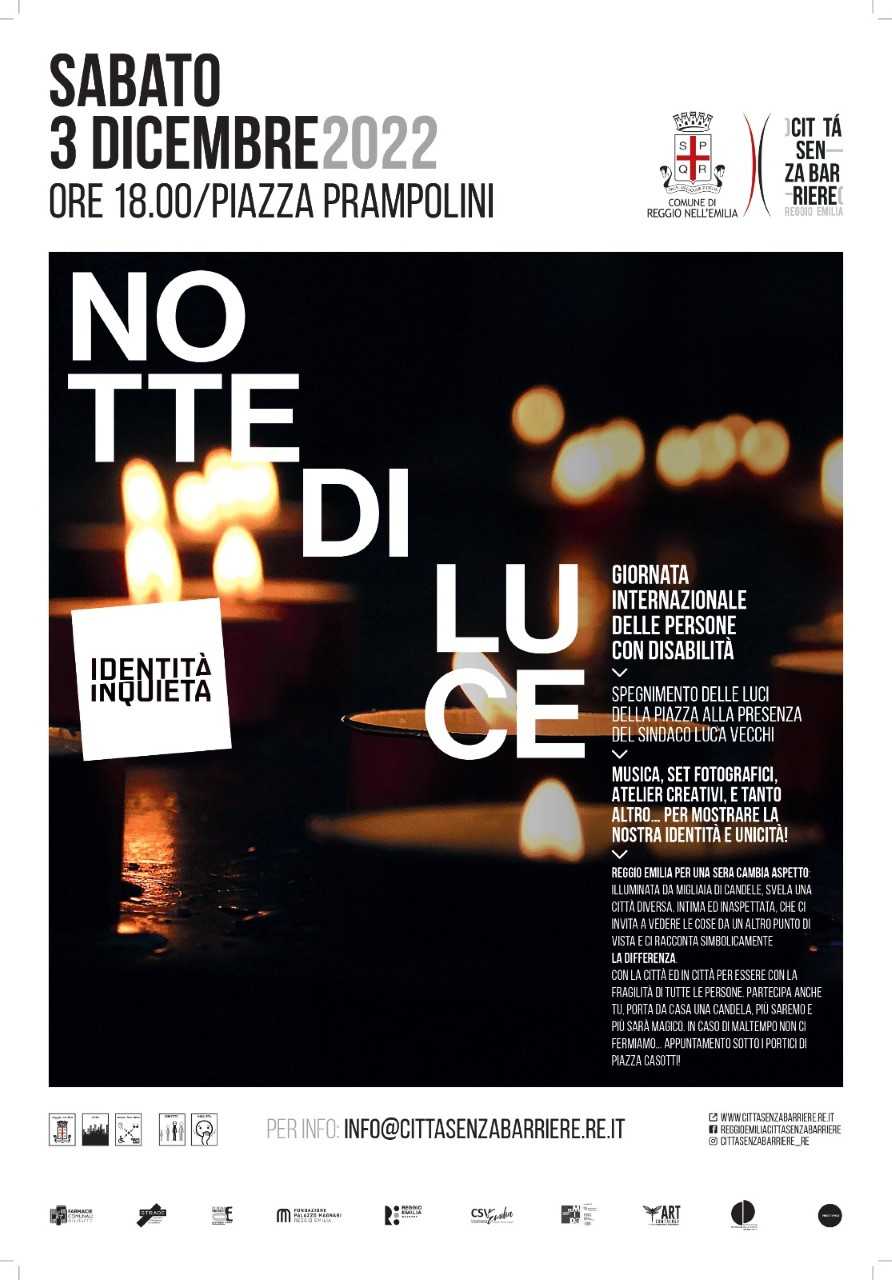 Sabato 3 dicembre a Reggio la “Notte di luce” sul valore della ...
