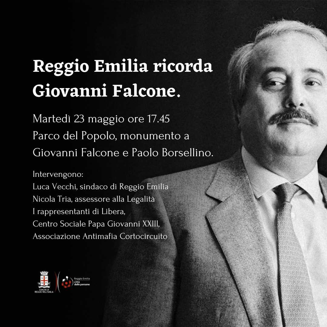 Strage di Capaci, Reggio ricorda Falcone e le altre vittime | 24Emilia